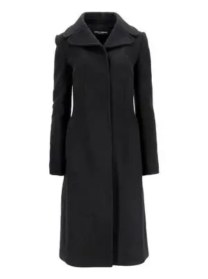 Dolce & Gabbana Virgin Wool Coat - Black