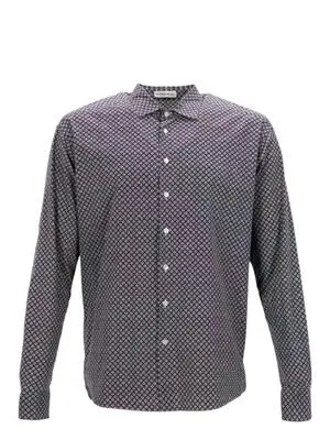 Etro Printed Cotton Shirt - Black