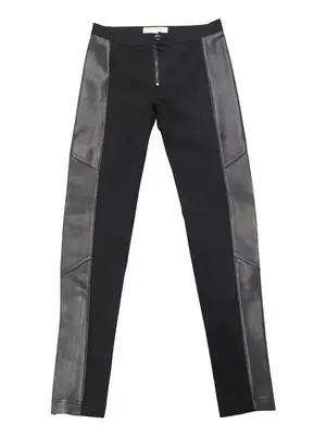 Burberry Leather-panel Leggings - Black