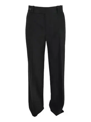 Chloé Pressed-crease Trousers - Black
