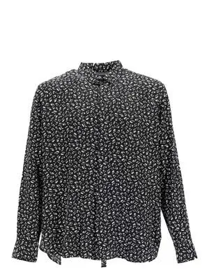Saint Laurent Music-note Print Shirt - Black
