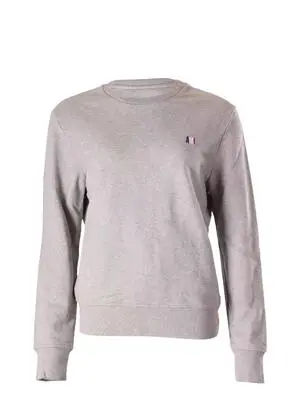 Ami Crewneck Cotton Sweatshirt - Grey