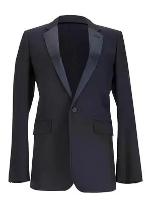 Saint Laurent Single-breasted Blazer - Blue