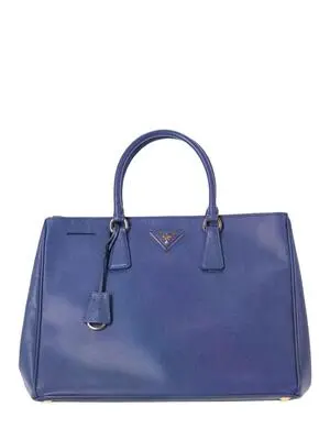 Prada Galleria Leather Tote Bag - Blue