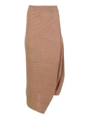 JW Anderson Knitted Midi Skirt - Neutrals