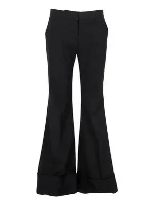 Stella McCartney Boot-cut Wool Trousers - Black