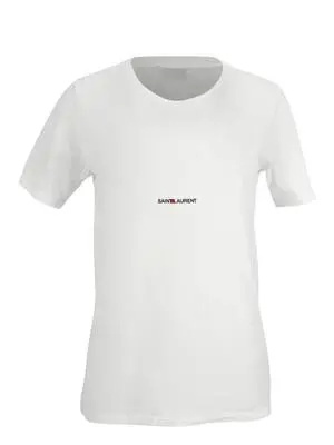 Saint Laurent Logo-print T-shirt - White