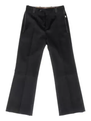 Chloé Straight-leg Cropped Trousers - Black