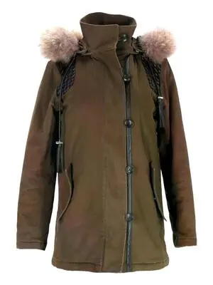 Maje Faux-fur Hooded Parka - Brown