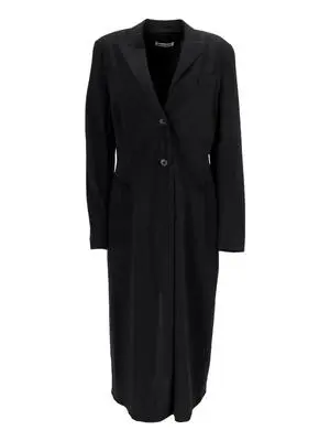 JIL SANDER Single-breasted Coat - Black