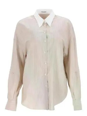 BRUNELLO CUCINELLI Striped Button-Down Shirt
