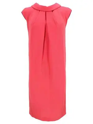 Max Mara Pleated Shift Dress - Pink