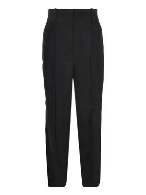 Givenchy High-rise Straight-leg Trousers - Black