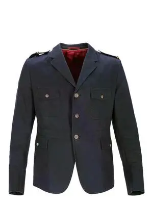Gucci Chest-pocket Blazer - Blue