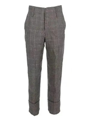 Brunello Cucinelli Patterned Trousers - Black
