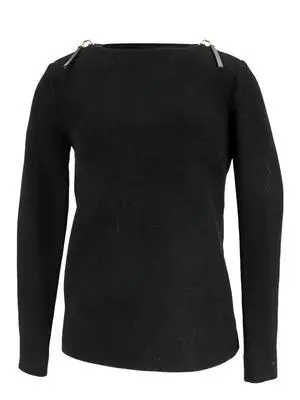 Marni Shoulder-zip Sweater - Black