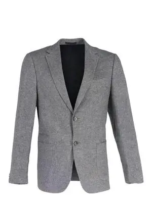 Zegna Houndstooth Single-breasted Blazer - Grey