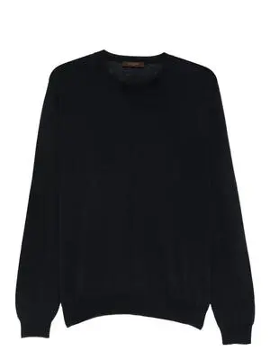 ZANONE Long-sleeve Crew Neck T-shirt - Black
