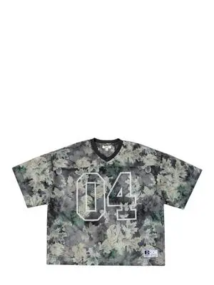 BLDG4 Hyper Short Sleeve Knit Leaf Tee Shirt - Camo