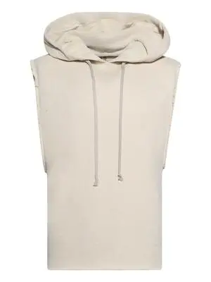 Rick Owens Sleeveless Hoodie - Sand
