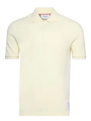 Thom Browne Classic Pique 4-bar Polo - Yellow