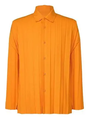 HOMME PLISSÃ ISSEY MIYAKE Edge Ensemble Shirt Orange Orange
