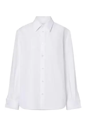 Saint Laurent Cotton Poplin Shirt - White