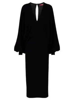 Max Mara Mseaccento Midi Dress - Black
