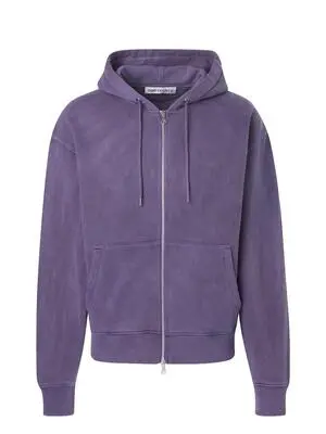 Our Legacy Rascal Cotton Fleece Zip-up Hoodie - Purple