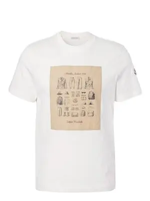 Moncler Cotton Jersey T-shirts - White