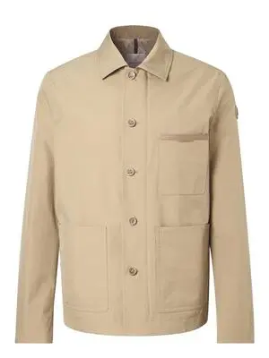 Moncler Nanav Seersucker Overshirt - Beige