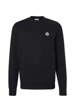 Moncler Archivio Cotton Jersey Sweatshirt - Black