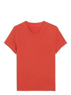 Zadig&Voltaire Monastir Henley T-shirt - Spice