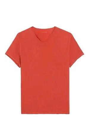 Zadig&Voltaire Monastir Henley T-shirt Spice