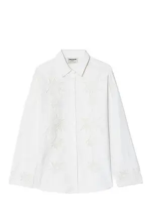 Zadig&Voltaire Cotton And Linen Embroidered Shirt - Judo