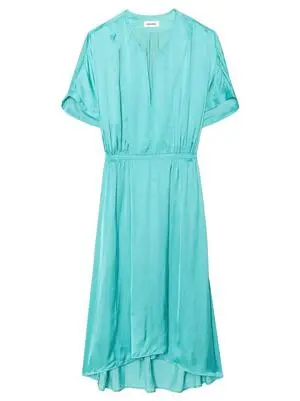 Zadig&Voltaire Riaz Satin Midi Dress - Borneo