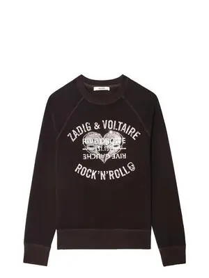 Zadig&Voltaire Logo Sweatshirt - Dark Chocolate
