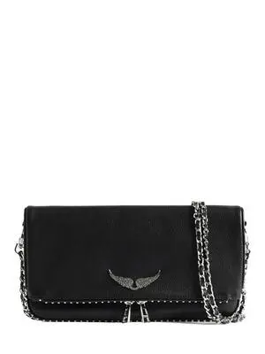Zadig&Voltaire Studded Leather Clutch - Black