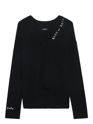 Zadig&Voltaire Miky Cashmere Sweater - Black