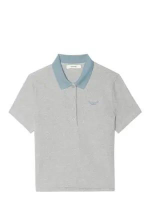 Zadig&Voltaire Mirta Polo Medium Grey