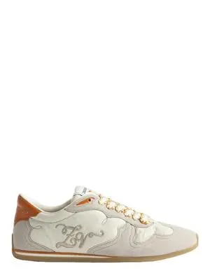 Zadig&Voltaire Crinkled-effect Leather Sneakers - Ice