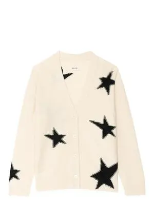 Zadig&Voltaire Mirkaz Cashmere Cardigan Ecru