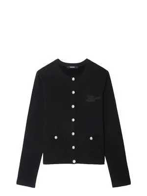 Zadig&Voltaire Buttoned Sweatshirt - Black