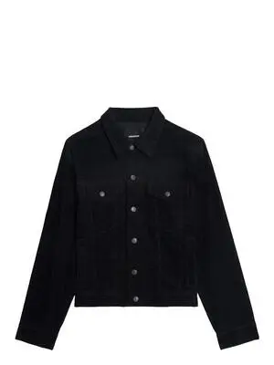Zadig&Voltaire Bases Velvet Jacket - Black
