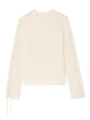 Zadig&Voltaire Wool Cashmere Blend Sweater - Ecru