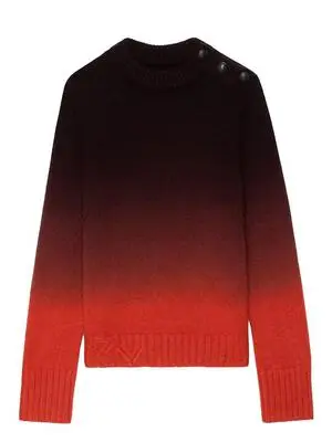 Zadig&Voltaire Malty Cashmere Sweater - Tangerine