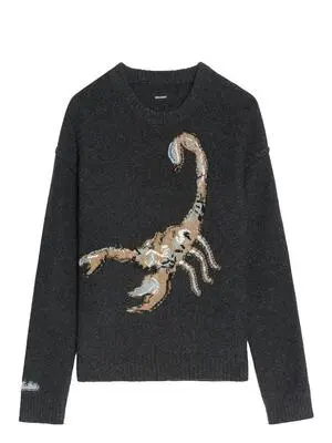 Zadig&Voltaire Marko Scorpion Sweater - Anthracite