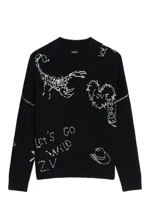 Zadig&Voltaire Bobo Wool Sweater - Noir