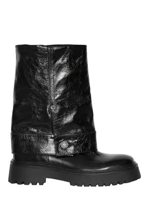 Zadig&Voltaire Angie Vintage Leather Boots - Black