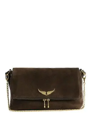 Zadig&Voltaire Rocky Ii Suede Bag - Wood